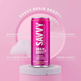 Savvy Brain Boost | Nootropic for Focus & Mental Clarity | Zero Sugar ...