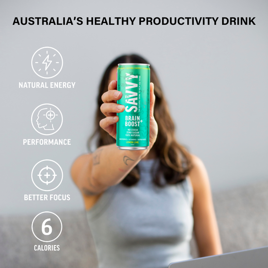 Savvy Brain Boost | Nootropic for Focus & Mental Clarity | Zero Sugar ...