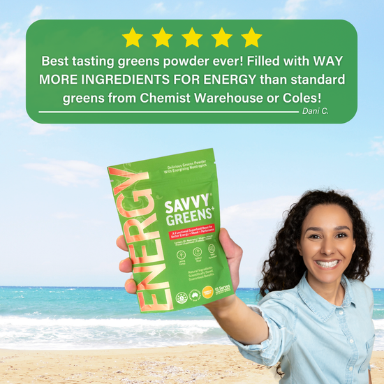 Nootropic Greens Energy | Boost Focus & Vitality | SAVVY – Savvy Beverage