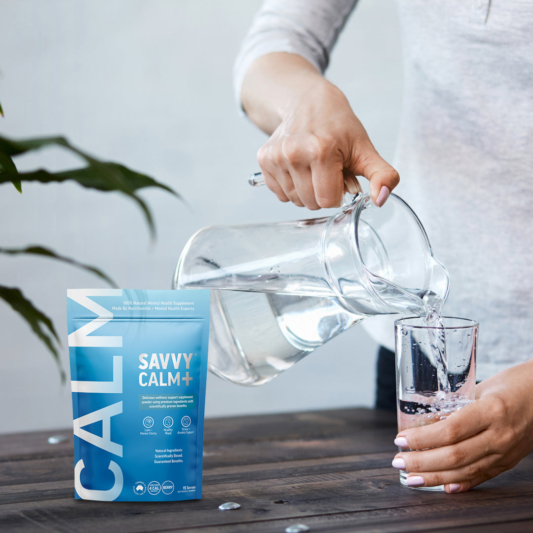 Calm+ Water Functional Mental Health Supplement – Savvy Beverage